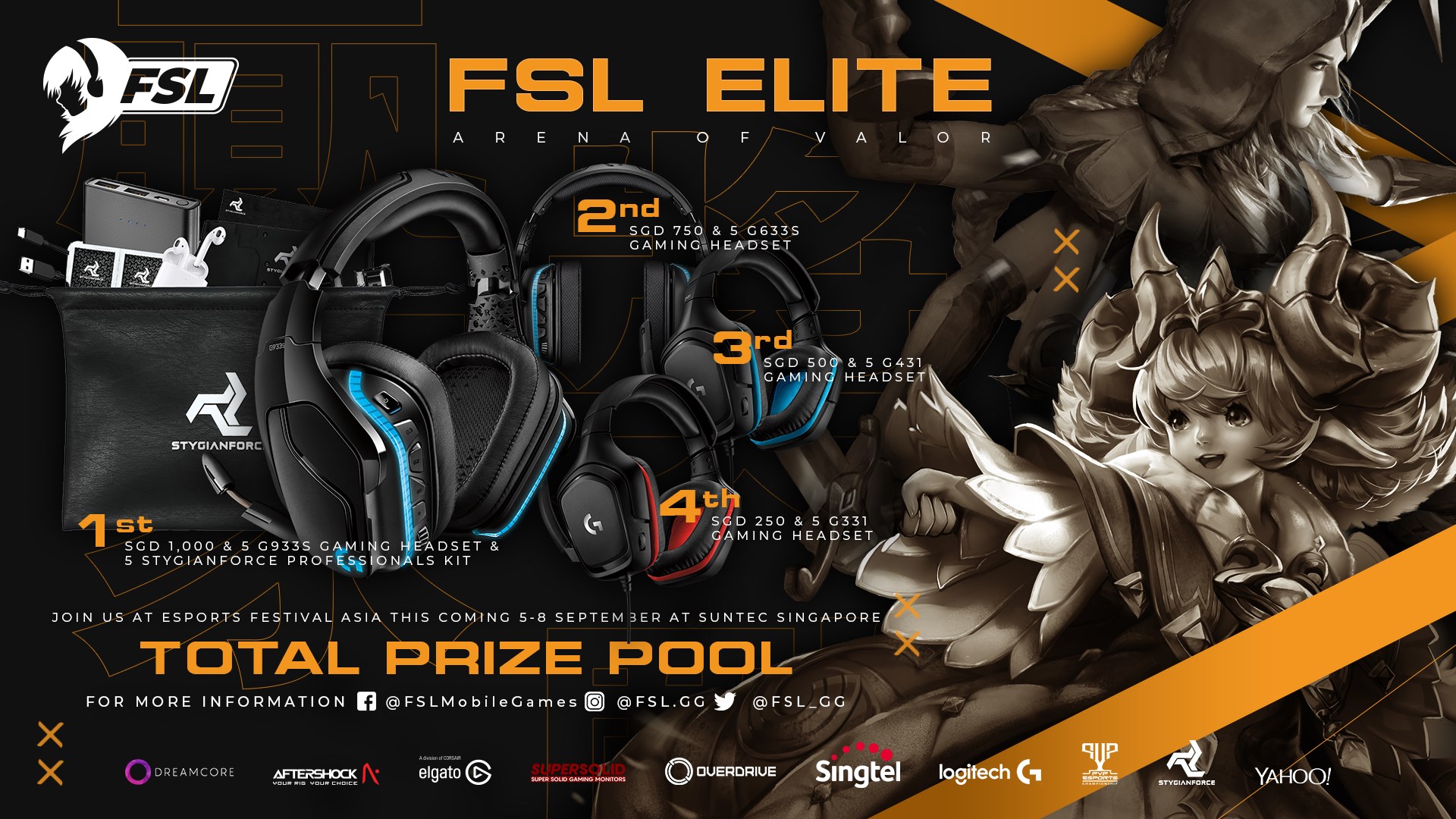 Female Esports League announces their biggest offline event of the year, FSL Elite COMEX2019
